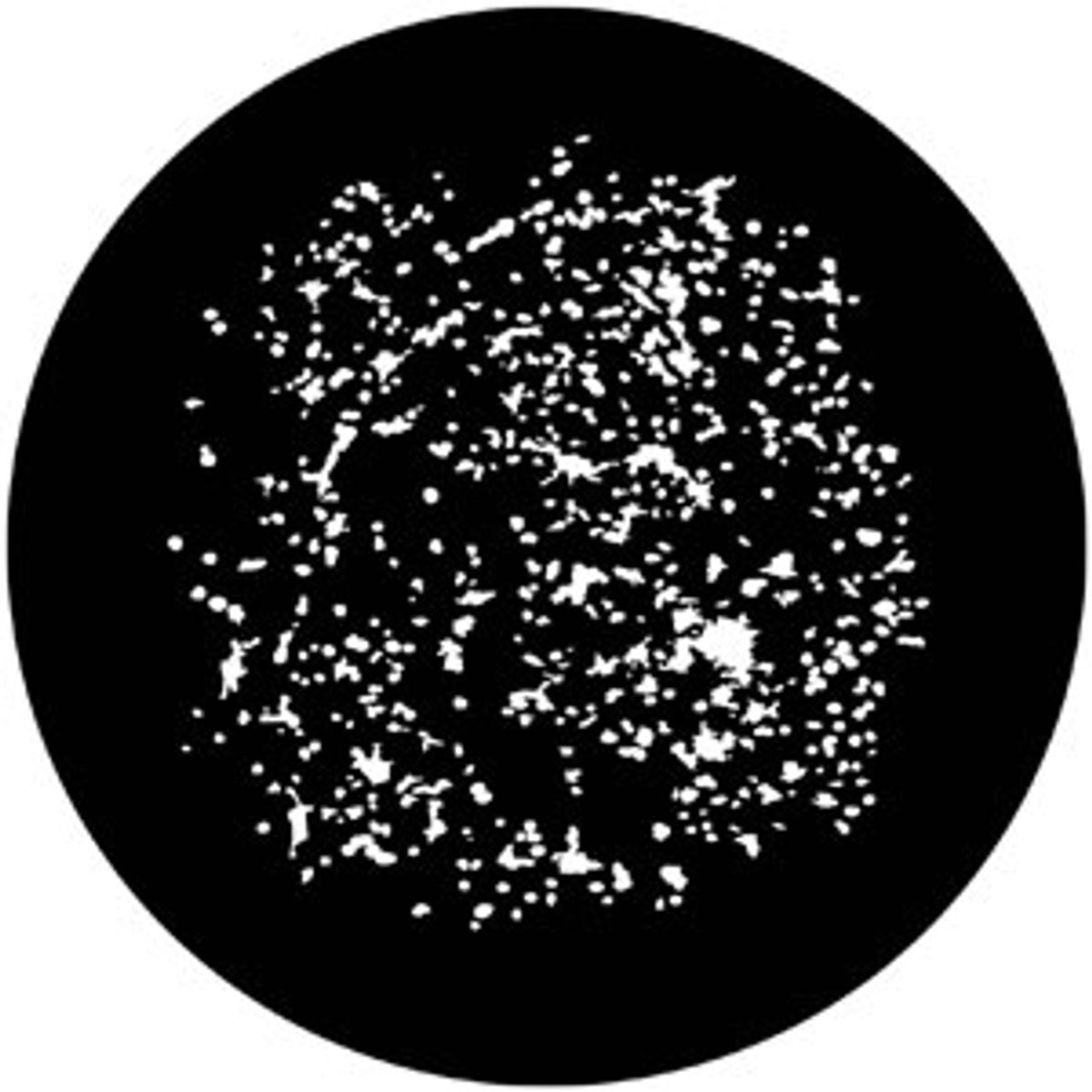 Apollo (1009) Breakup Splatter Steel Gobo | Visions In Color