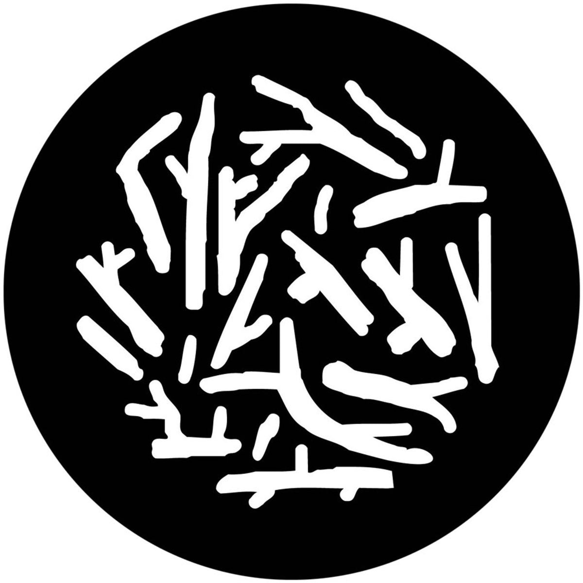 Apollo (1040) Breakup Twig Steel Gobo | Visions In Color