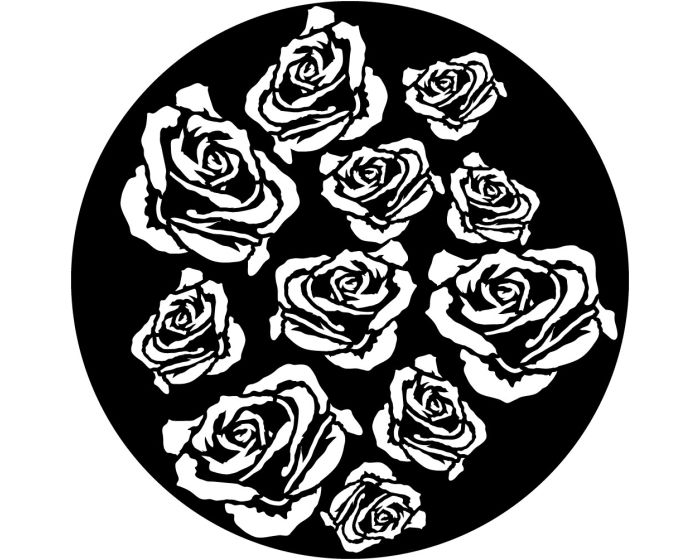 Apollo (1062) Breakup Roses Steel Gobo | Visions In Color