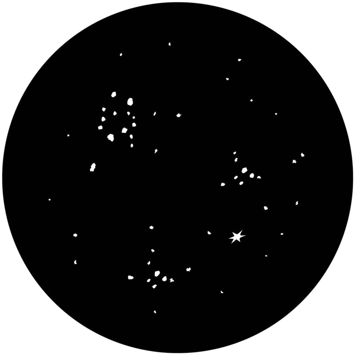 Apollo (1092)Starry Night Lite Steel Gobo | Visions In Color